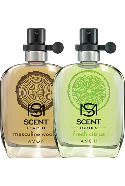 Avon Scent Masculine Woody ve Fresh Citrus Erkek Parfüm Paketi Avon Scent Masculine Woody ve Fresh Citrus Erkek Parfüm Paketi