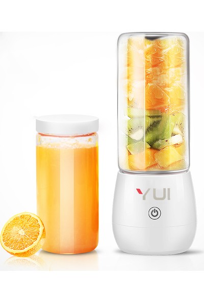 Yui Portatif Taşınabilir Kablosuz Şarjlı 450ml El Blender Yui Portatif Taşınabilir Kablosuz Şarjlı 450ml El Blender