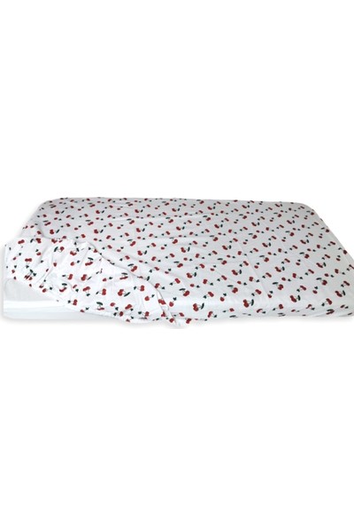 Bebek Özel %100 Pamuk Bebek ve Çocuk Lastikli Çarşaf Kirazlı 70 x 140 cm Bebek Özel %100 Pamuk Bebek ve Çocuk Lastikli Çarşaf Kirazlı 70 x 140 cm