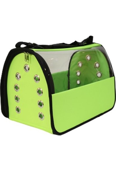 Pet Pretty Petpretty Flybag Şeffaf Taşıma Çantası Yeşil 30X30X49 cm Pet Pretty Petpretty Flybag Şeffaf Taşıma Çantası Yeşil 30X30X49 cm