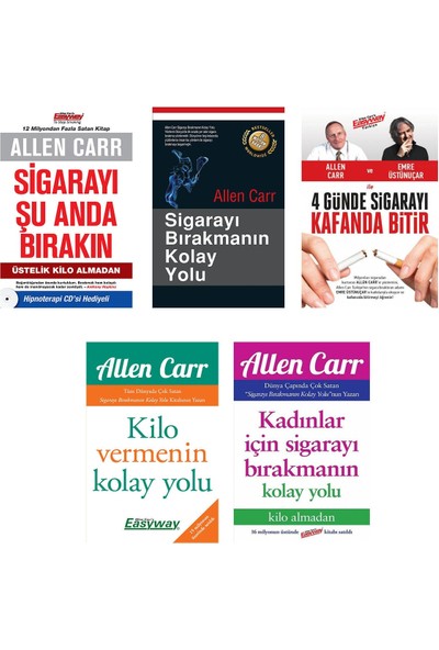 Sigarayı Bırakmanın Kolay Yolu 5'li Set