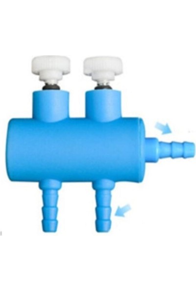 Angora Plastik Hava Dağıtıcı Vana 2 Çıkışlı