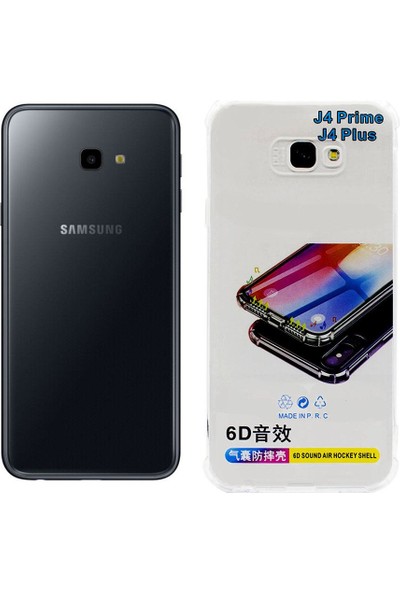 Microlux Samsung Galaxy J4 Plus Kılıf Şeffaf Silikon Microlux Samsung Galaxy J4 Plus Kılıf Şeffaf Silikon
