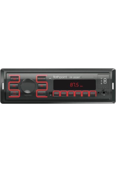 Flash Point Flashpoint Bluetooth Oto Teyp Araba Teyibi FP-202KIRMIZI Flash Point Flashpoint Bluetooth Oto Teyp Araba Teyibi FP-202KIRMIZI