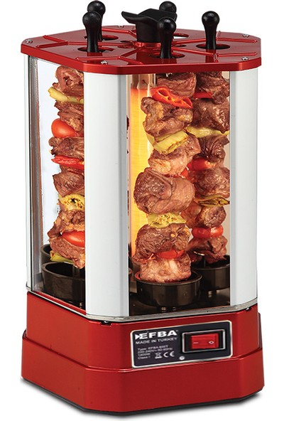 EFBA 600 Kebapmatik (Şaşlık) - Kırmızı EFBA 600 Kebapmatik (Şaşlık) - Kırmızı