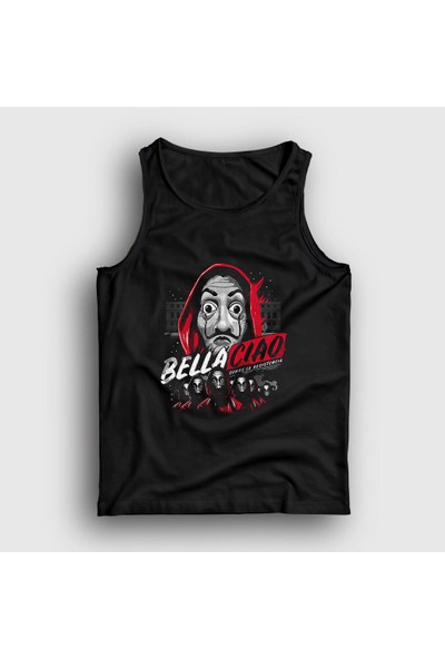 Presmono Unisex Siyah Bella Ciao La Casa De Papel Atlet Presmono Unisex Siyah Bella Ciao La Casa De Papel Atlet