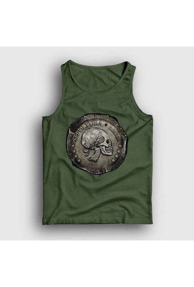 Presmono Unisex Haki Quadro Sepultura Atlet