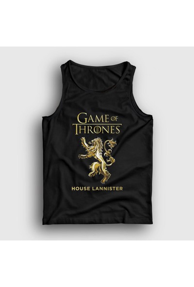 Presmono Unisex Siyah Lannister Game Of Thrones Atlet Presmono Unisex Siyah Lannister Game Of Thrones Atlet