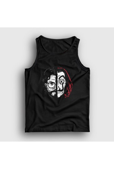 Presmono Unisex Siyah Professor La Casa De Papel Atlet