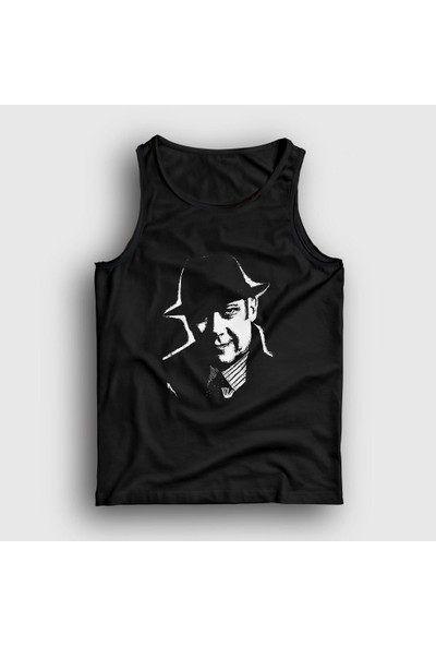 Presmono Unisex Siyah Raymond The Blacklist Atlet