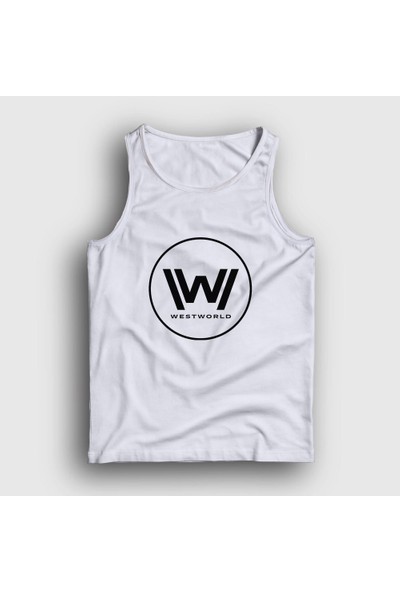 Presmono Unisex Beyaz Logo Westworld Atlet Presmono Unisex Beyaz Logo Westworld Atlet