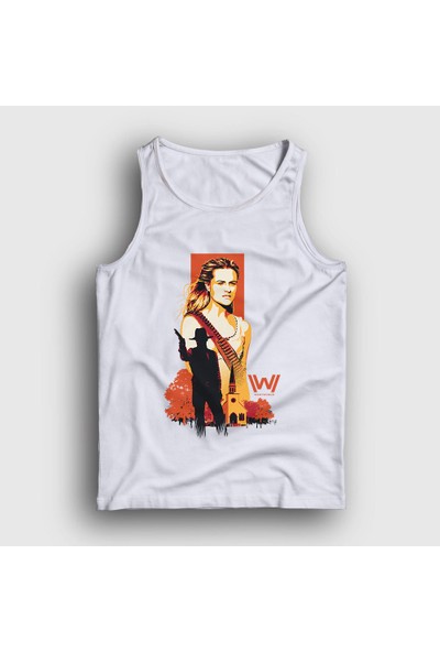 Presmono Unisex Beyaz Dolores Westworld Atlet