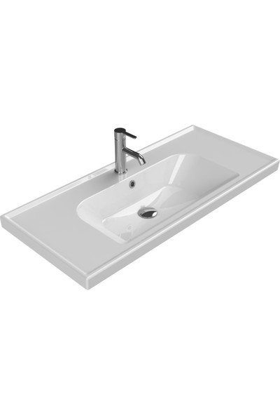 Cerastyle Turkuaz Frame Etajerli Lavabo 100 x 45 cm