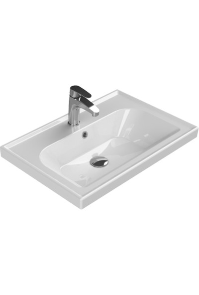 Cerastyle Turkuaz Frame Etajerli Lavabo 60 x 45 cm