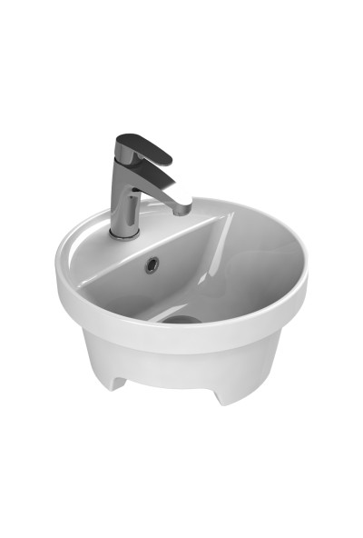 Turkuaz Cerastyle Turkuaz Suit 38 cm Tezgahüstü Lavabo