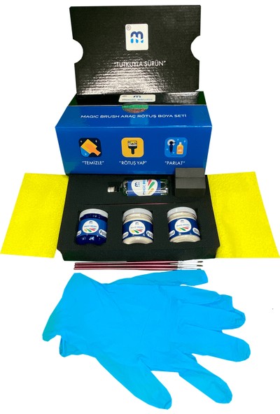 Magic Brush Profesyonel Kit | Hyundaı I20 Polar White Psw Rötuş Boyası