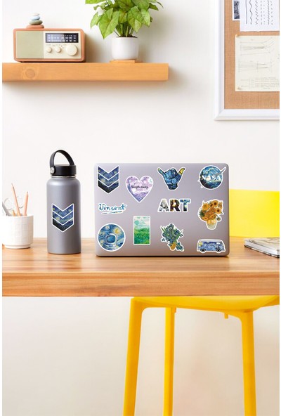 AR Sticker R Sticker - V-Gogh Temalı Laptop Notebook Tablet Sticker Set 4 AR Sticker R Sticker - V-Gogh Temalı Laptop Notebook Tablet Sticker Set 4