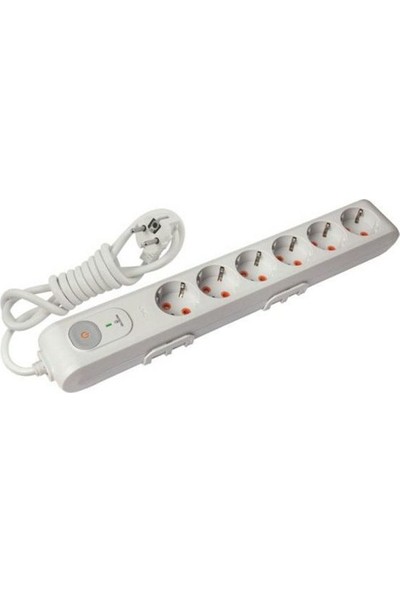 Viko Multi-Let Şok Akım Korumalı 1.5 Metre 6lı Priz 90117632