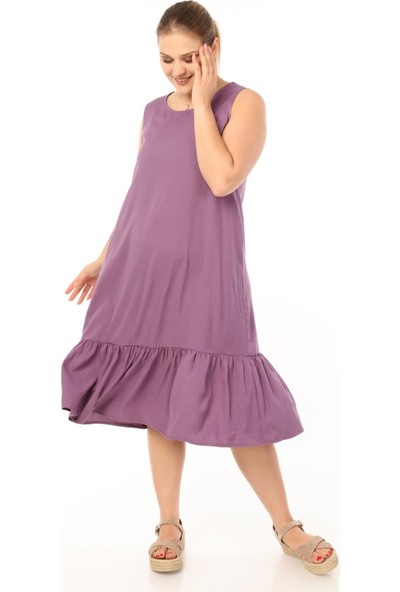 Piano Luce Schık Kadın Büyük Beden Kolsuz Elbise Piano Luce Schık Kadın Büyük Beden Kolsuz Elbise