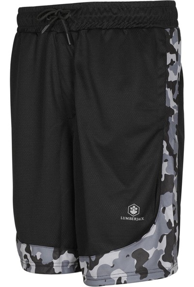 Lumberjack CT377 Army Camo Short Siyah Erkek Şort Lumberjack CT377 Army Camo Short Siyah Erkek Şort