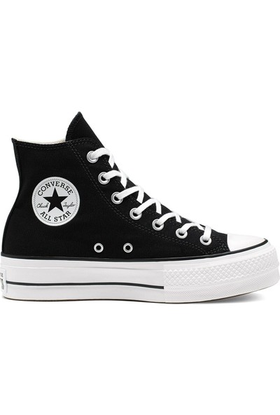 Converse Chuck Taylor All Star Lıf Siyah Beyaz Kadın Sneaker