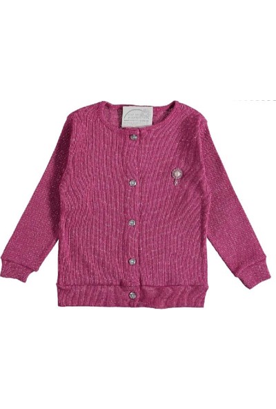 Başak Çocuk Giyim 317359 Simli Kaşkorse Hırka 1/4 Yaş - Başak Çocuk Giyim - Fuşya - 1-2 Yaş