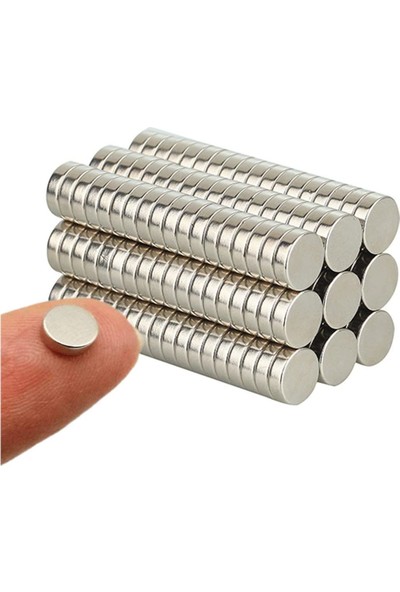 TR Magnet 3 x 1,5 mm Çap: 3 Mm, Kalınlık: 1,5 mm Yuvarlak Neodyum Mıknatıs