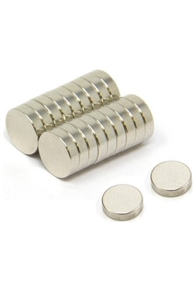 TR Magnet 8 x 2 mm Çap: 8 Mm, Kalınlık : 2 mm Yuvarlak Neodyum Mıknatıs TR Magnet 8 x 2 mm Çap: 8 Mm, Kalınlık : 2 mm Yuvarlak Neodyum Mıknatıs
