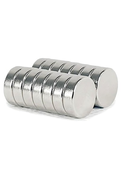 TR Magnet 10 x 3 mm Çap: 10 Kalınlık : 3 Yuvarlak Neodyum Mıknatıs