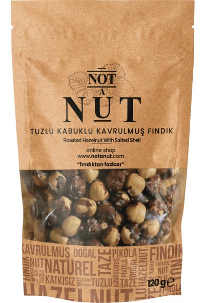 Tuzlu Kabuklu Fındık - 120 gr