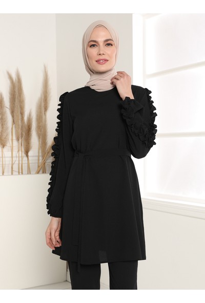 Tunik&pantolon Ikili Takım - Siyah - Tavin