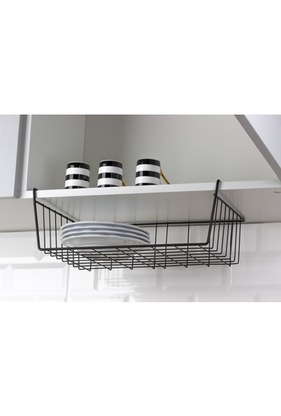 Okyanus Home Siyah Raf Altı Düzenleyici