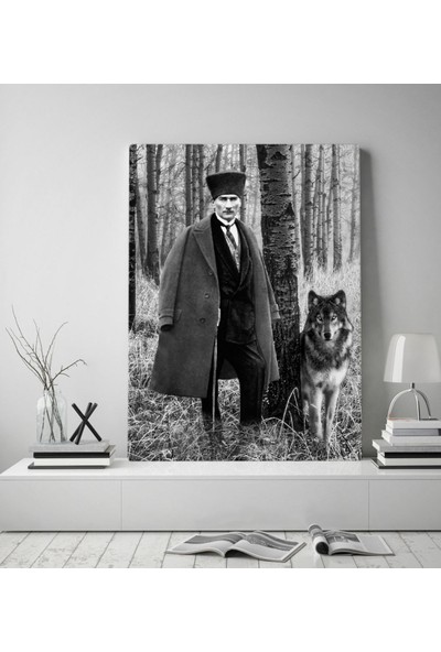BK Gift Atatürk Tasarımlı Kanvas Tablo-12 70X100CM BK Gift Atatürk Tasarımlı Kanvas Tablo-12 70X100CM