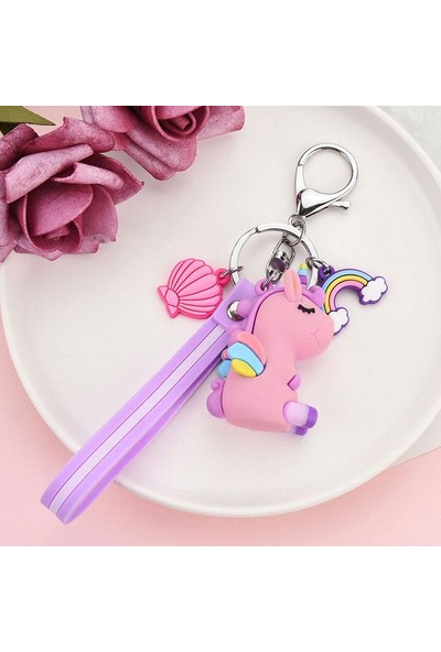 Şeker Ofisi Minnoş Unicorn Anahtarlık Pembe Renk