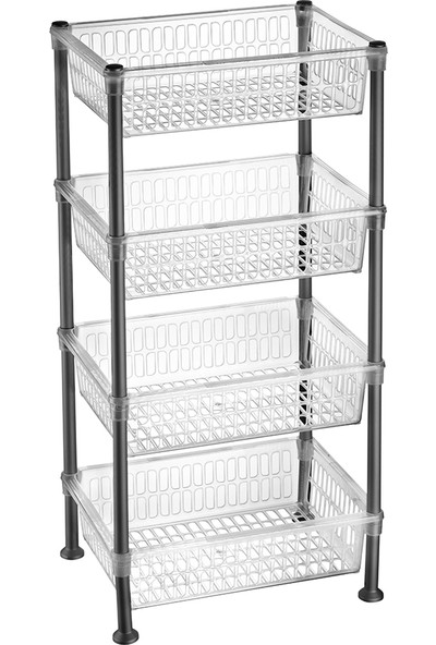 Follow Me Şeffaf Nostalji 4lü Sebzelik Follow Me Şeffaf Nostalji 4lü Sebzelik