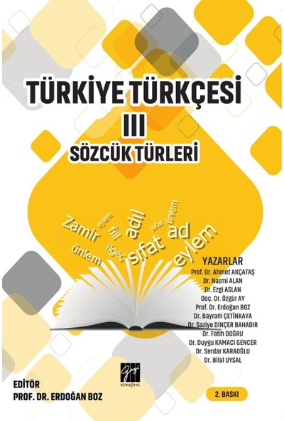 Türkiye Türkçesi Iıı Sözcük Türleri - Erdoğan Boz