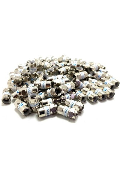 Novacom Sıkmalı Kolay F Konnektör Rg6 100ADET