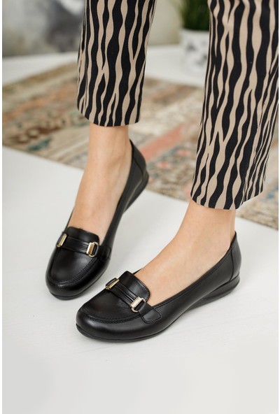 Diego Carlotti Deri Kadın Babet Ayakkabı