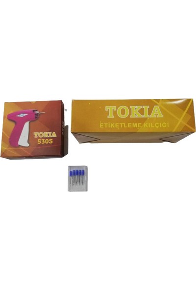 Tokia Kılçık Tabancası Kılçık Takma Etiketleme Kılçık ve Tabanca Iğne Seti Tokia Kılçık Tabancası Kılçık Takma Etiketleme Kılçık ve Tabanca Iğne Seti