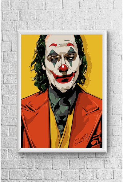 Giyense Beyaz Çerçeveli Dekoratif Tablo