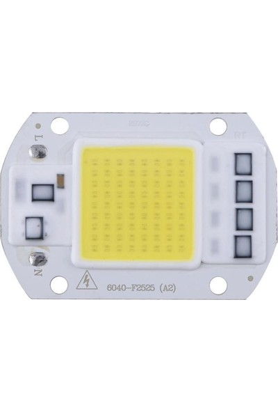 Motorobit Beyaz 220 V Projektör Cob LED 50 W Driver Çipli Motorobit Beyaz 220 V Projektör Cob LED 50 W Driver Çipli