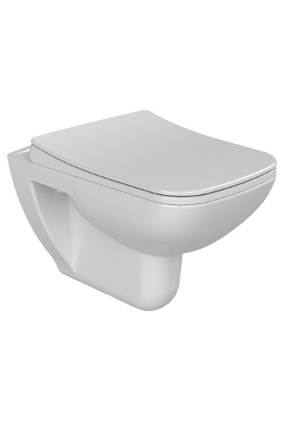 Turkuaz Duru Asma Klozet+Yavaş Kapanır Kapak