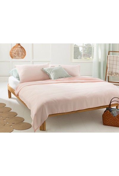 English Home Cool Stripe Soft Touch Çift Kişilik Pike Seti 200 x 220 cm Pembe English Home Cool Stripe Soft Touch Çift Kişilik Pike Seti 200 x 220 cm Pembe