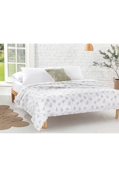 English Home Freshly Bloom Baskılı Çift Kişilik Pike 200 x 220 cm Gri English Home Freshly Bloom Baskılı Çift Kişilik Pike 200 x 220 cm Gri