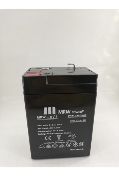 Mrw Power Akülü Araba Aküsü 6V 4AH, Pilsan, Dolu ve Diğer Arabalara Uygun 6 Volt 4 Amper Çocuk Arabası Aküsü Mrw Power Akülü Araba Aküsü 6V 4AH, Pilsan, Dolu ve Diğer Arabalara Uygun 6 Volt 4 Amper Çocuk Arabası Aküsü