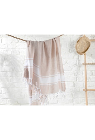 English Home Band Pamuk Peştamal 95 x 165 cm Bej