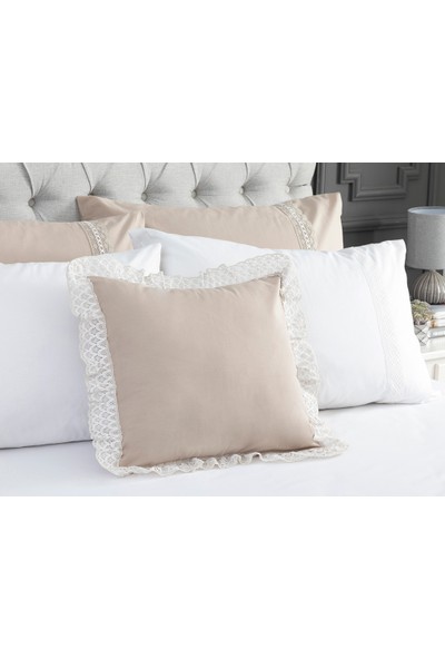 English Home Eggy Kopanakili Tekli Dekoratif Yastık Kılıfı 45 x 45 cm Bej English Home Eggy Kopanakili Tekli Dekoratif Yastık Kılıfı 45 x 45 cm Bej