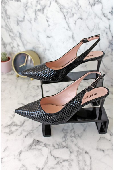 My Black Bileklikli Topuklu Ayakkabı Mersedes Siyah My Black Bileklikli Topuklu Ayakkabı Mersedes Siyah