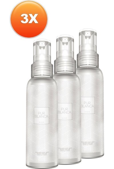 Avon Pur Blanca Body Mist Vücut Spreyi 3Lü Set