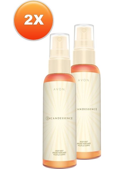 Avon Incandessence 100 ml Vücut Spreyi 2'li Set